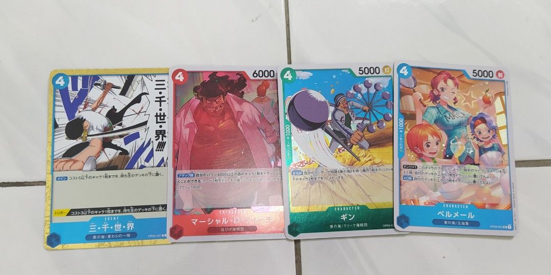 Rare, LD, char, one piece game card, Hobbies & Toys, Collectibles ...