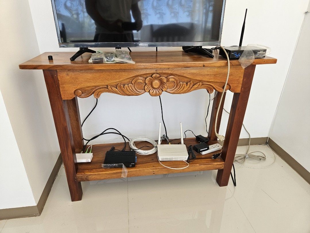 Tanguile Console Table from Ilocos Norte, Furniture & Home Living ...