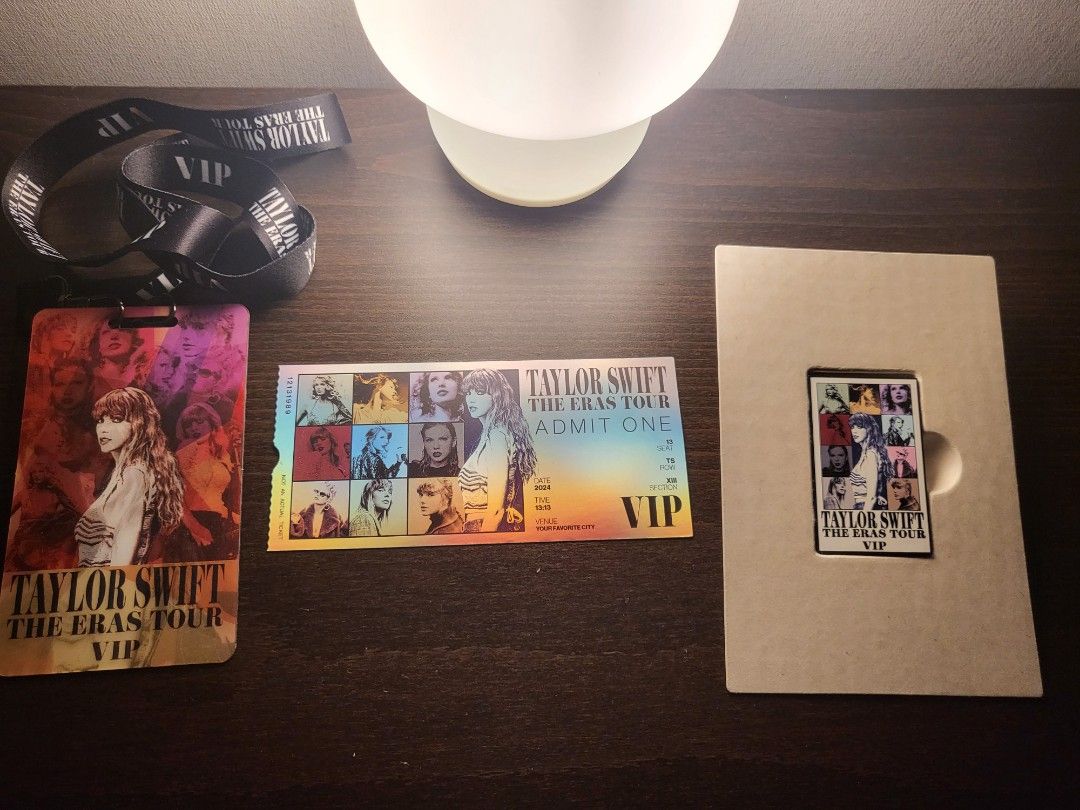 Taylor Swift Eras Tour VIP Box & Contents (not empty lol), Hobbies ...