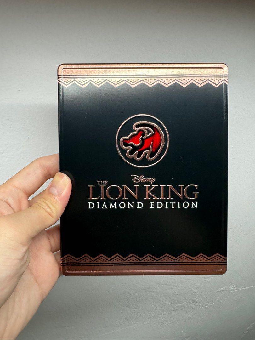 The Lion King Blu-ray Metalpak Diamond Edition, Hobbies & Toys, Music ...