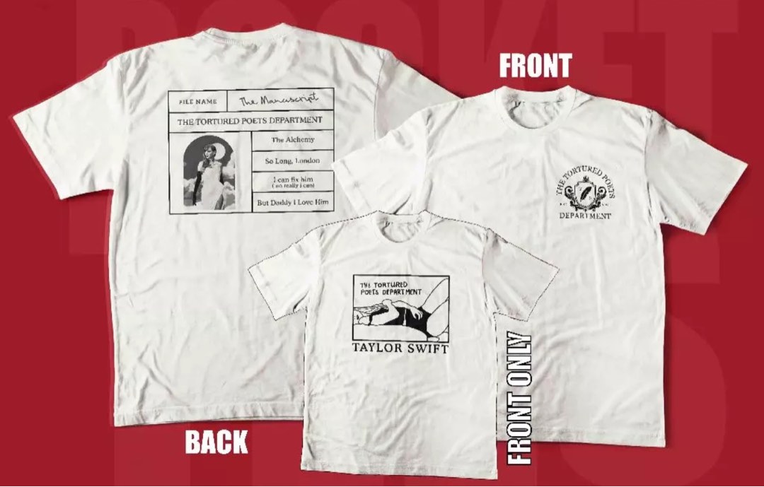 ( THE MANUSCRIPT) Taylor Swift - The Tortured Poets Department Shirt ...