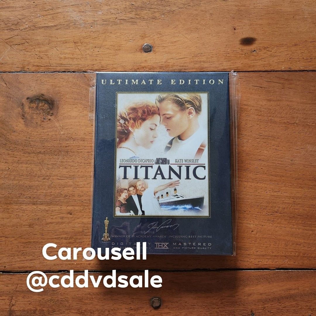 TITANIC DVD BOX SET NOT VINYL PLAKA CD TAPE, Hobbies & Toys, Music ...