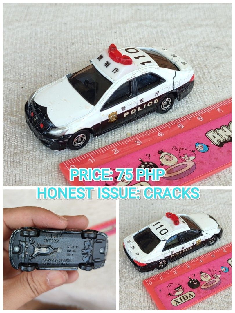 TOMICA-TOYOTA CROWN POLICE CAR, Hobbies & Toys, Toys & Games on Carousell
