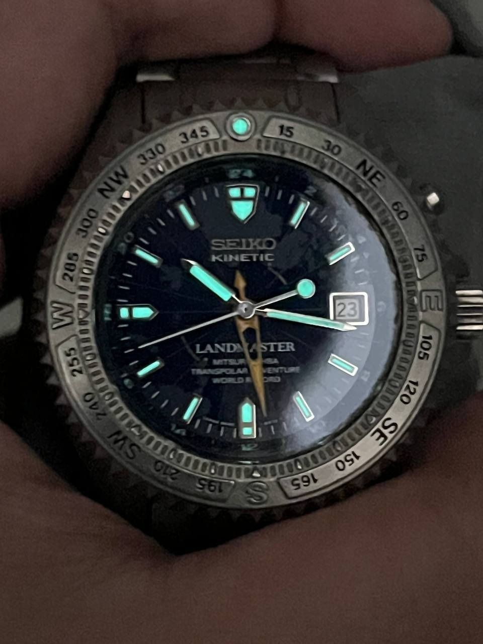 [Very Rare] Seiko Landmaster SBCW009 "Mitsuro Ohba" Full Titanium ...