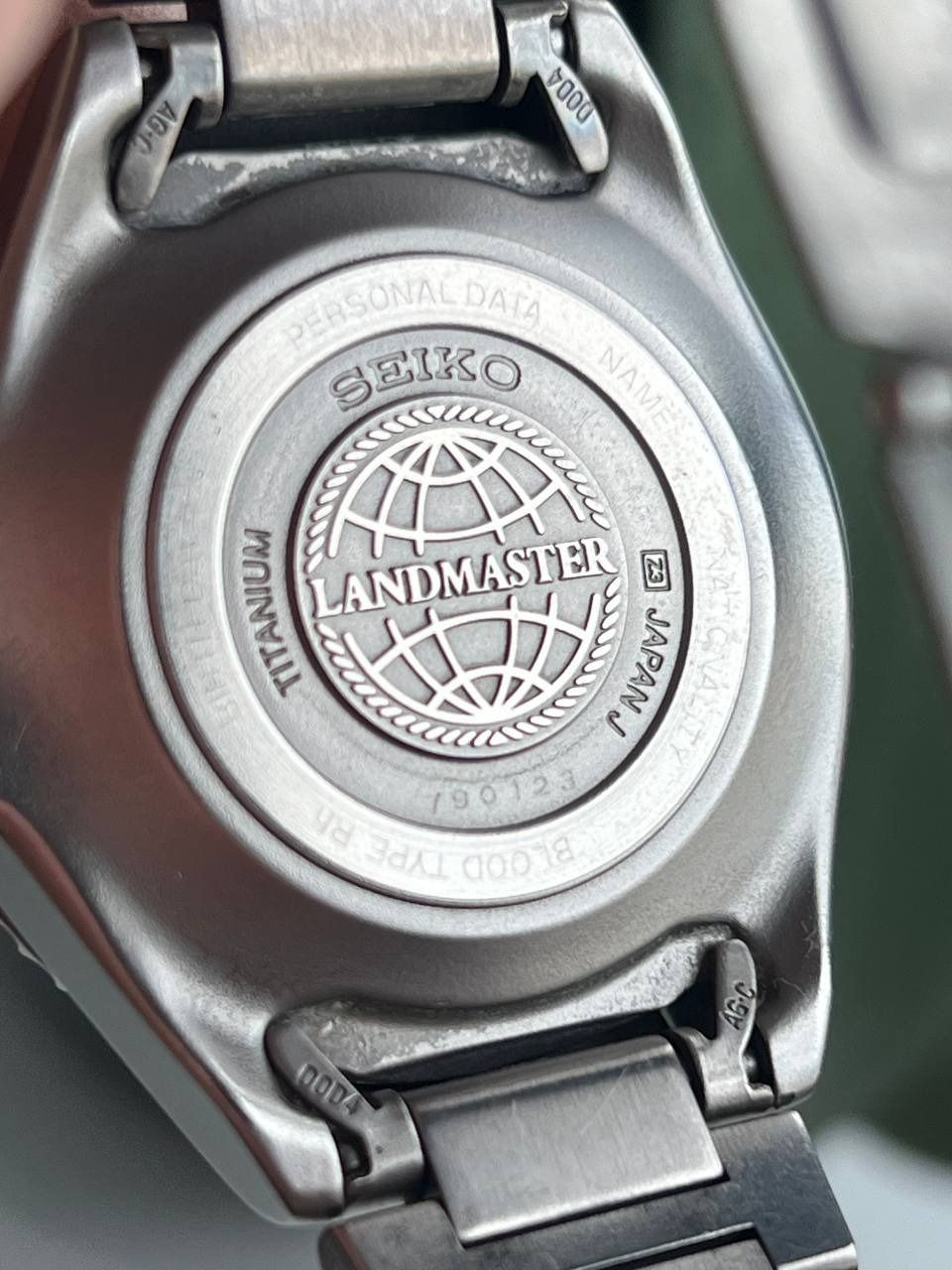 [Very Rare] Seiko Landmaster SBCW009 "Mitsuro Ohba" Full Titanium ...