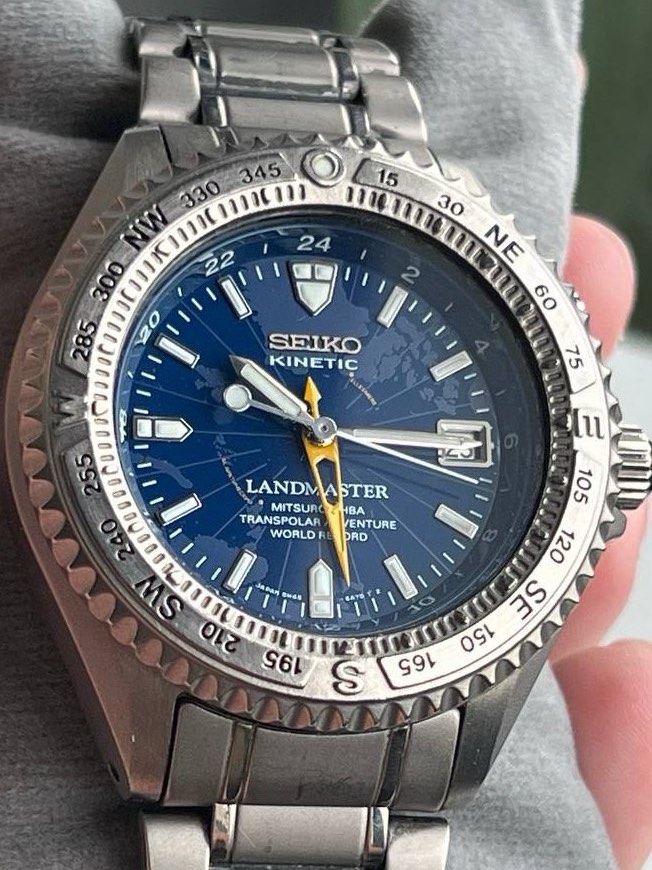 [Very Rare] Seiko Landmaster SBCW009 "Mitsuro Ohba" Full Titanium ...