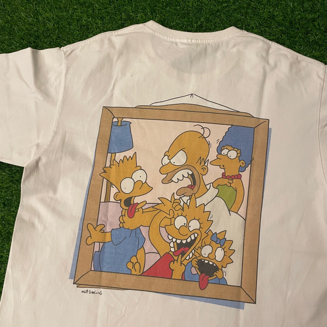 Vintage 1989 The Simpsons Family Portrait Say Cheese Shirt, Men's ...