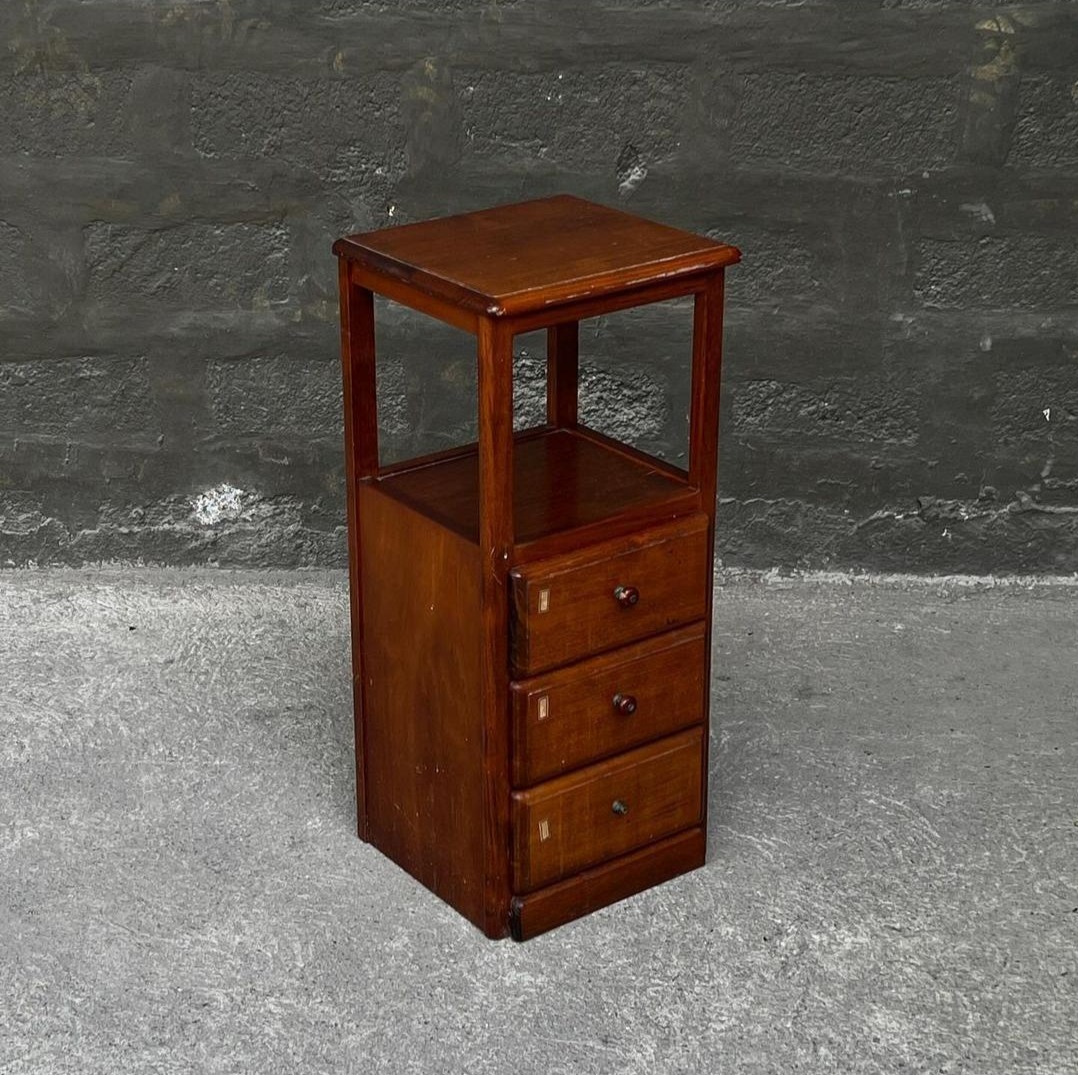 Vintage Wooden Telephone Rack / Side Cabinet, Furniture & Home Living ...