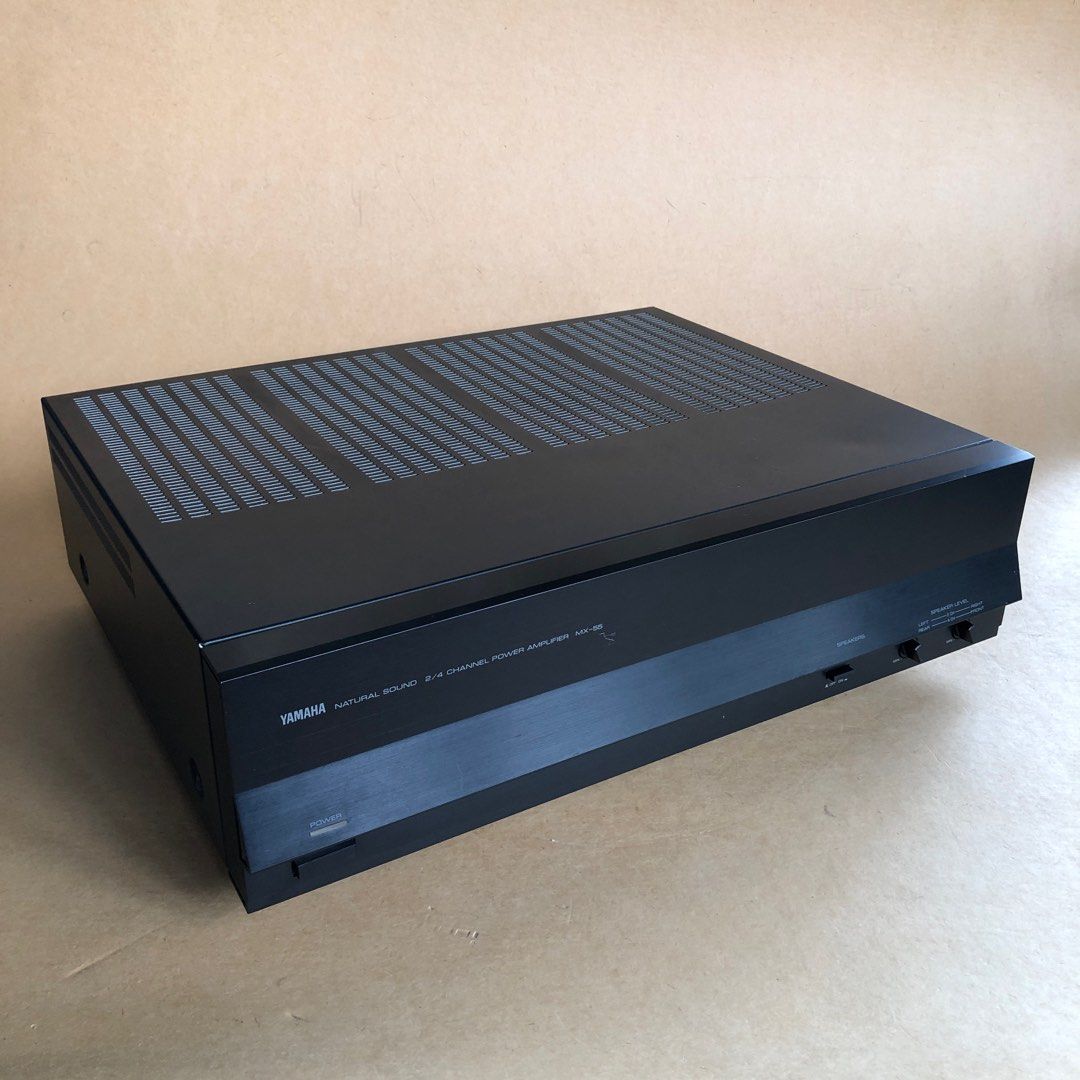 Yamaha MX-55 Natural Sound 2/4 Channel Power Amplifier, 音響器材, Soundbar、揚聲器、藍牙喇叭、耳擴 - Carousell