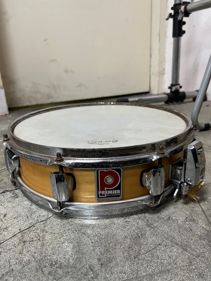 1990’s Premier Model ‘2014’ 14×4″ Piccolo Snare Drum (Maple Finish ...