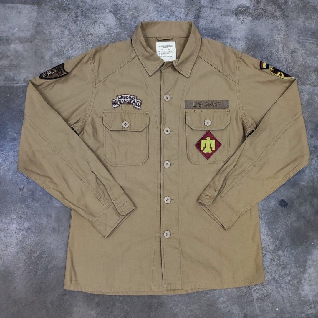 40s US army work shirt repro by Houston Japan inc like toyo enterprise ...