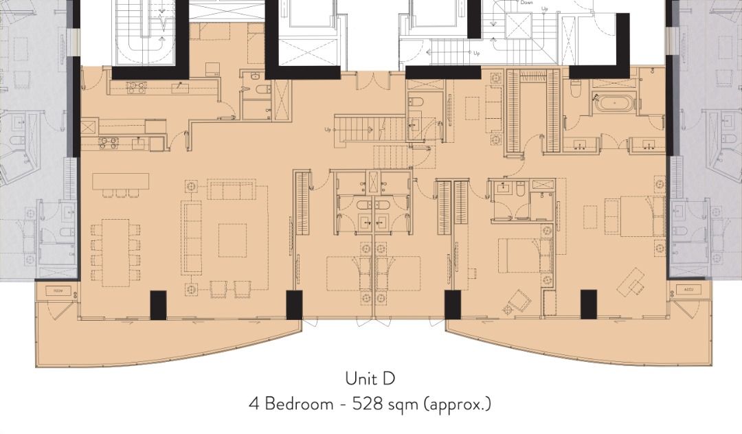 528 sqm Grand Penthouse Unit at Shang Residences at Wack Wack ...