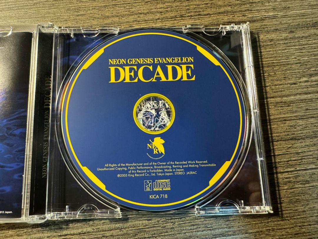 日版 新世紀福音戰士 - 十週年專輯 Neon Genesis Evangelion Decade 10th Anniversary/O.S ...