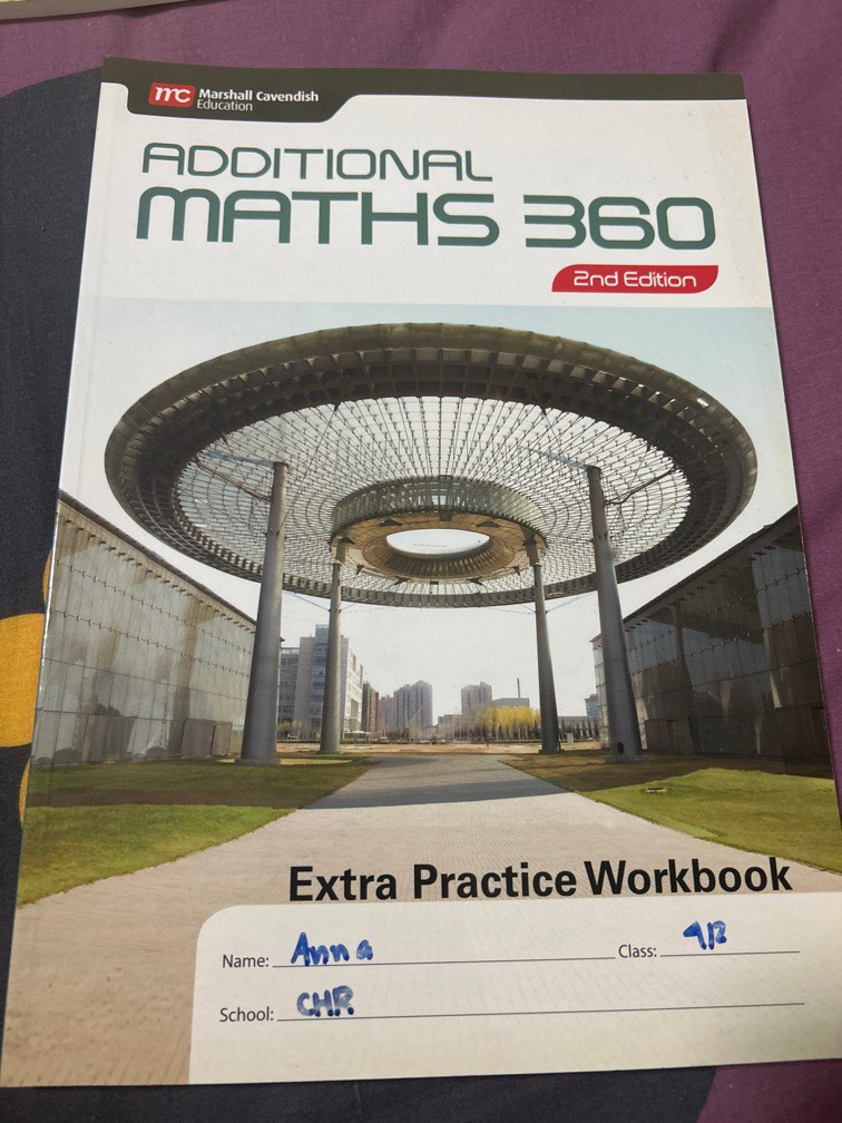 Additional Maths 360 (2nd Edition) Extra Practice Workbook, Hobbies ...