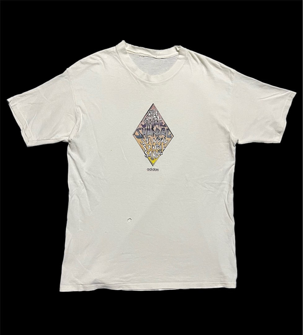 Adidas Shandal, Men's Fashion, Tops & Sets, Tshirts & Polo Shirts on ...