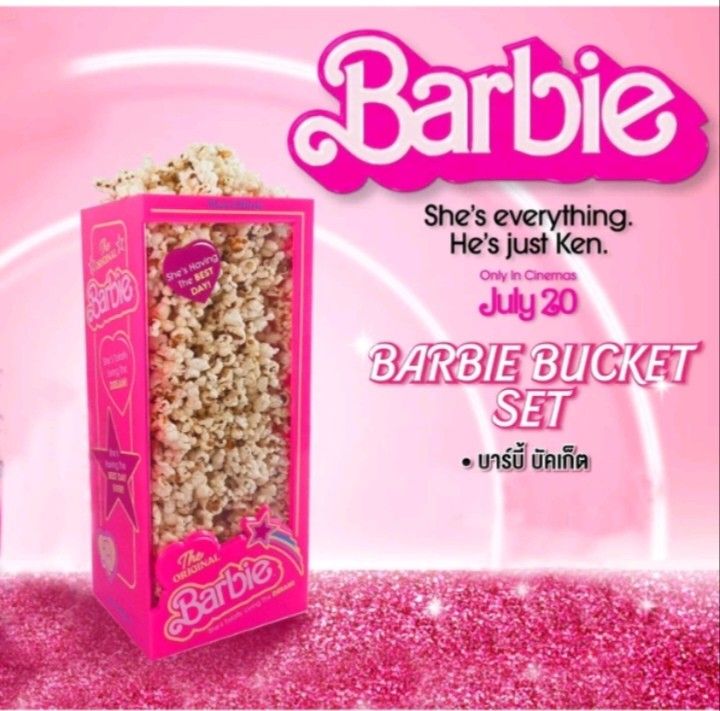 Barbie Popcorn Box, Everything Else, Others on Carousell