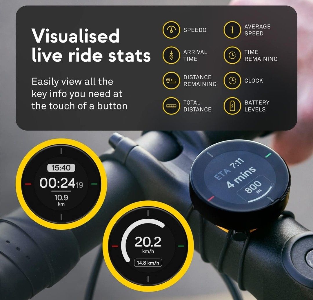 Beeline Bike GPS Computer - Velo 2 | Wireless Global Navigation Map ...