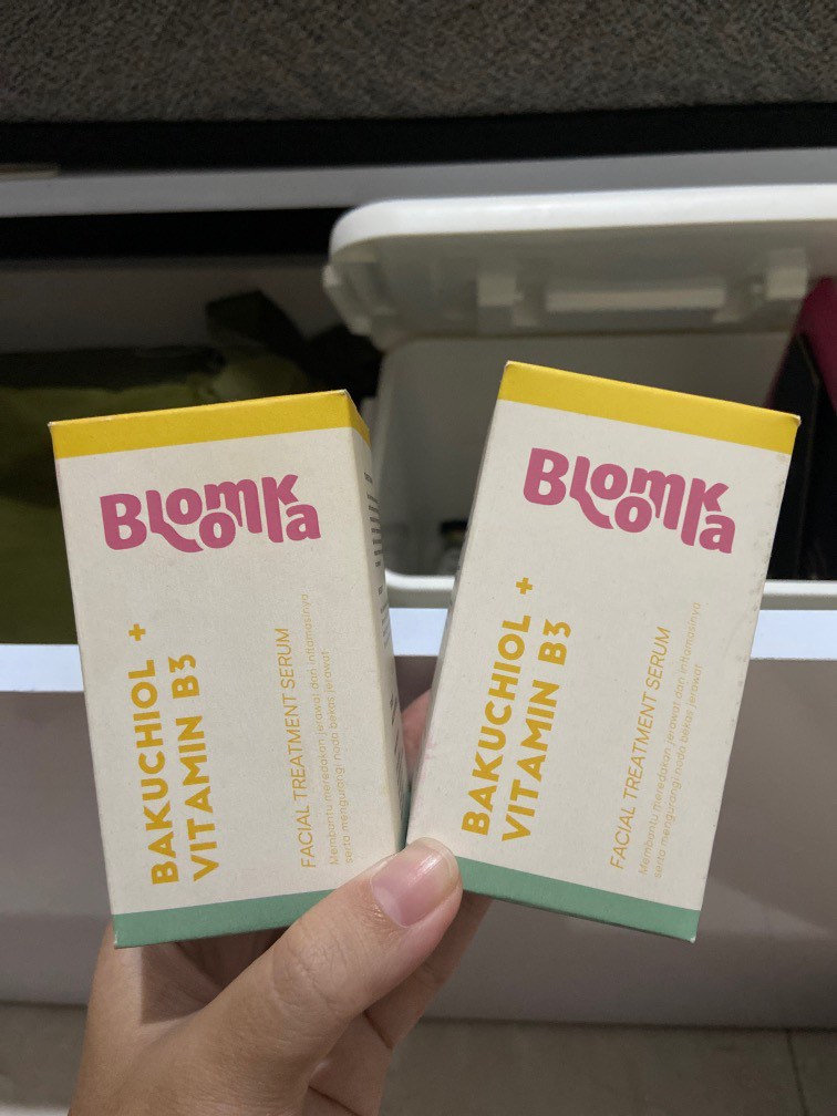 Bloomka Facial Treatment Serum / Bakuchiol + Vitamin B3, Kesehatan ...