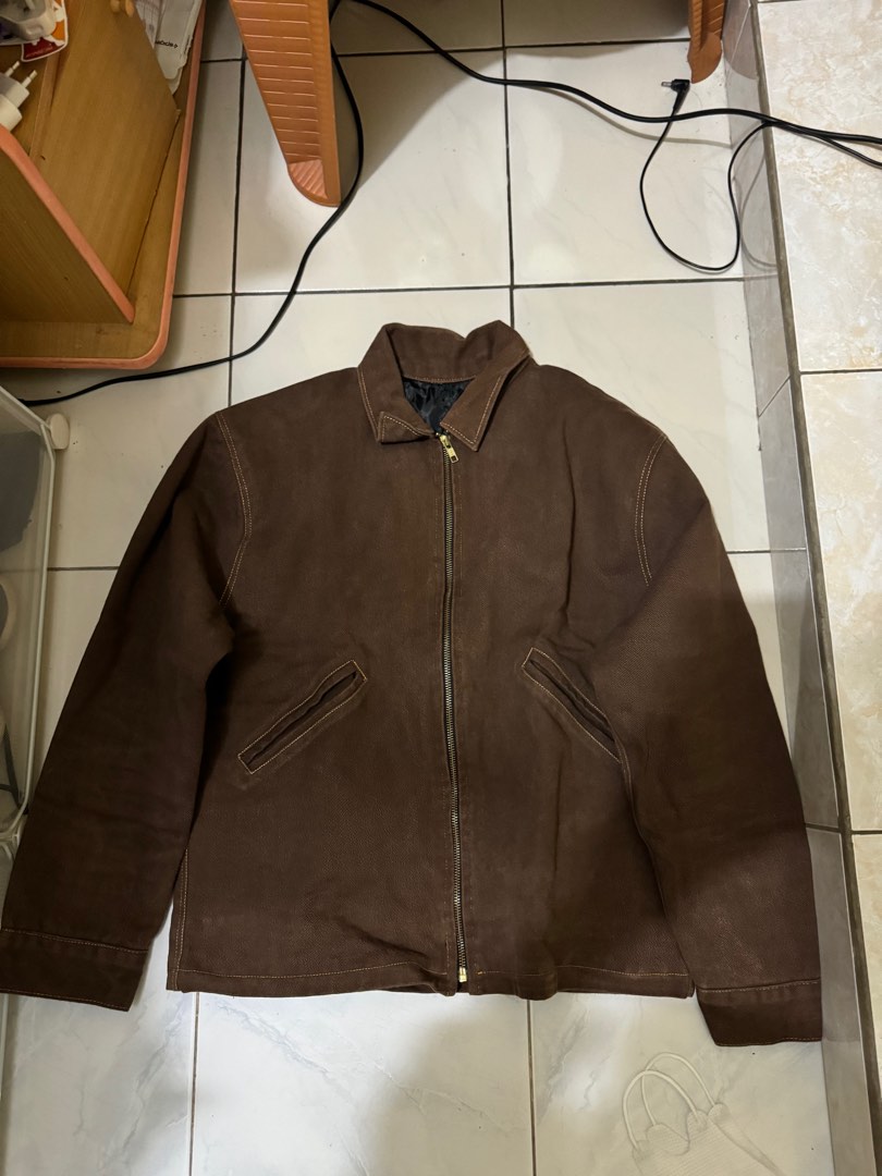 Boxy work jacket, Fesyen Pria, Pakaian , Baju Luaran di Carousell