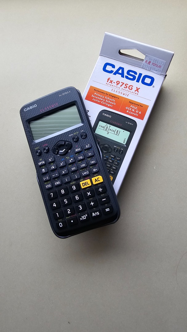CASIO fx-97SGx Scientific Calculator CLASSWIZ, Hobbies & Toys ...
