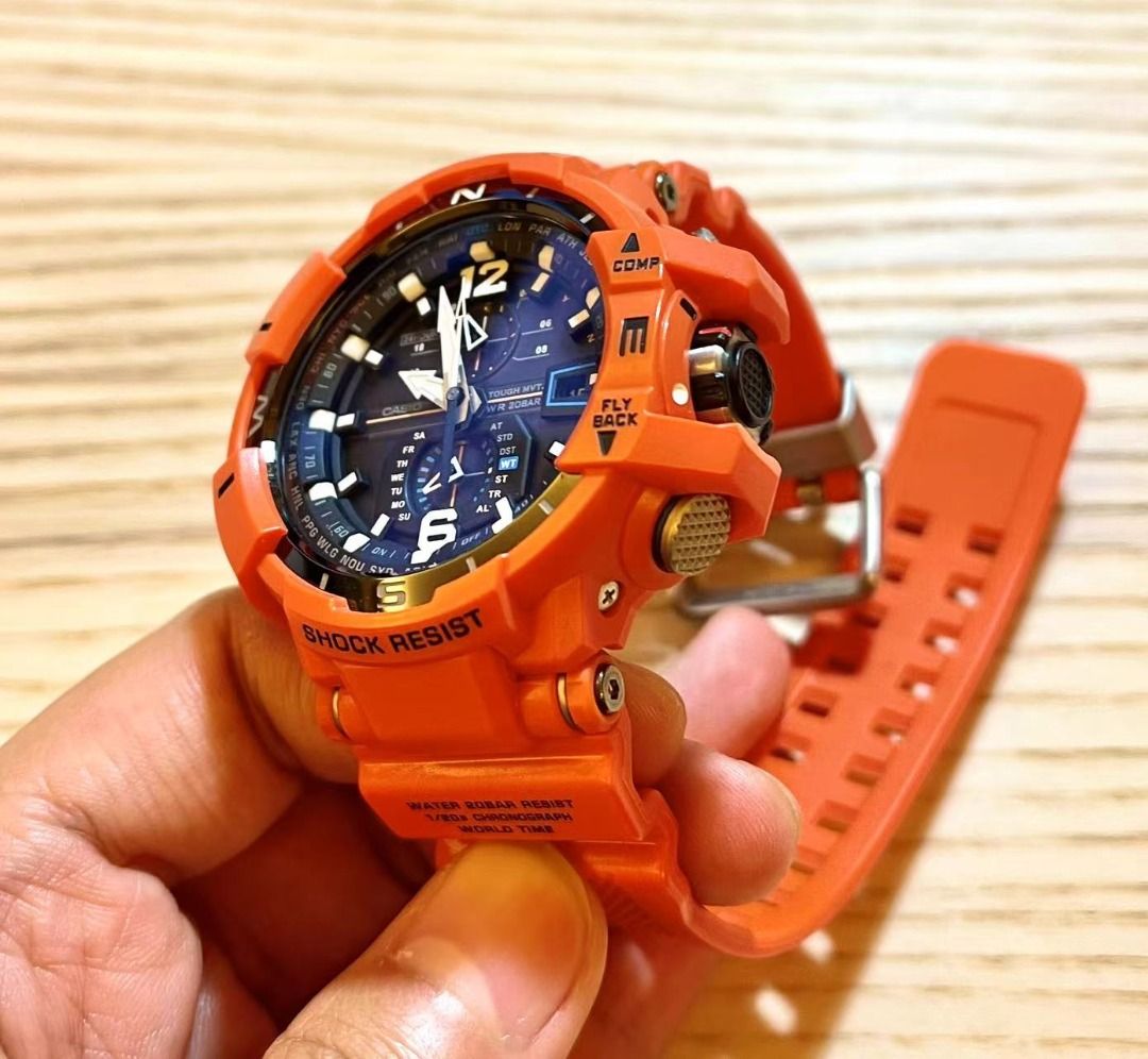 【詳情見簡介】Casio卡西歐 Gravitymaster 空霸 GW GW-A1100 GW-A1100R-4A GWA1100 ...