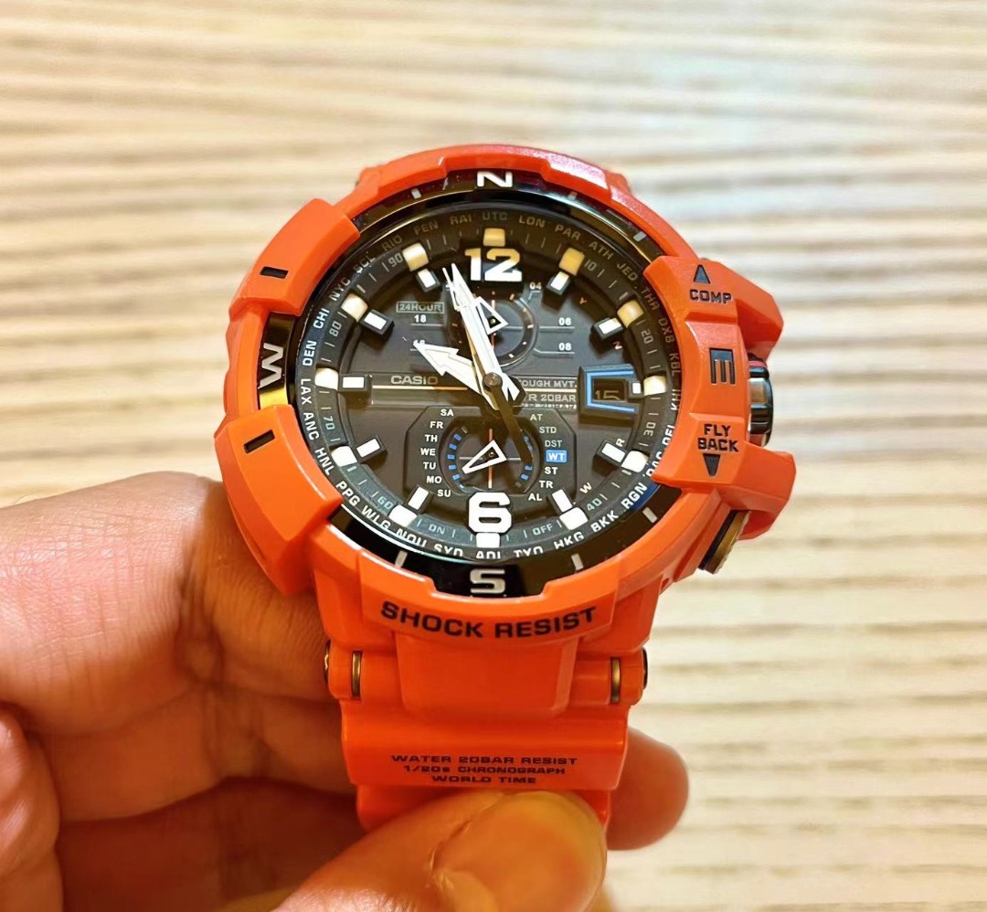 【詳情見簡介】Casio卡西歐 Gravitymaster 空霸 GW GW-A1100 GW-A1100R-4A GWA1100 ...