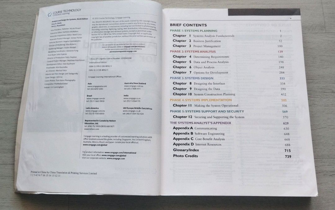 Cengage Learning Analysis And Design For System 9th Edition By Gary B