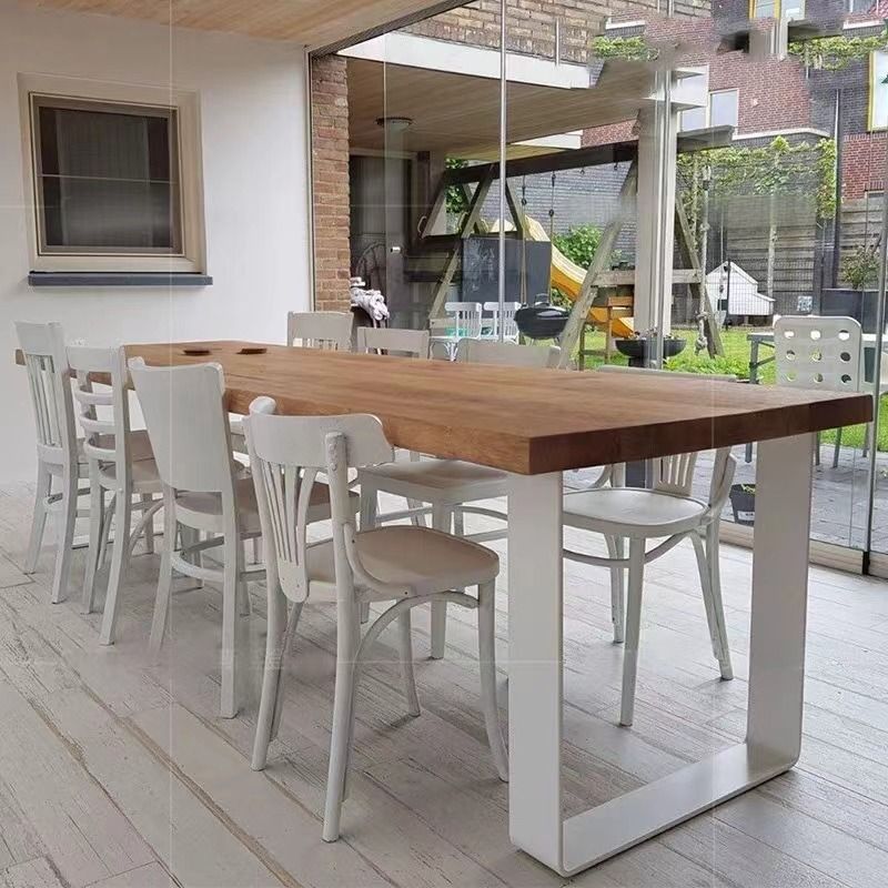 Chelmsford Metal Base Dining Table, 傢俬＆家居, 傢俬, 桌子 - Carousell