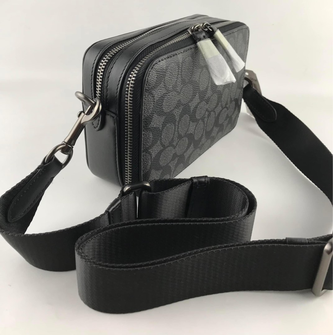 Coach Charter Bottom Mono, Men's Fashion, Bags, Sling Bags on Carousell