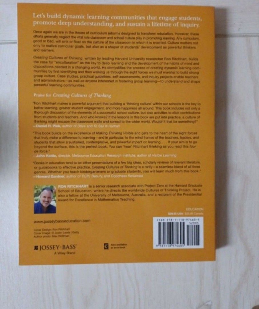 Creating Cultures of Thinking: The 8 Forces We Must Master to Truly ...