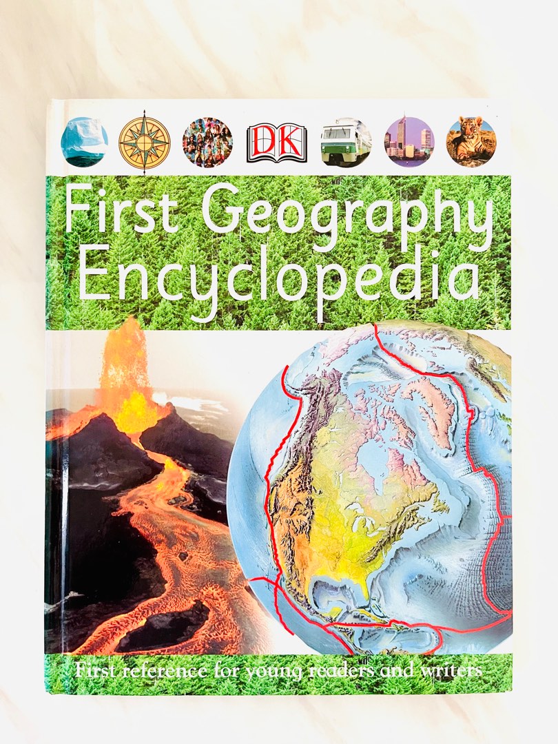 DK First Geography and Encyclopedia, 興趣及遊戲, 書本 & 文具, 小朋友書 - Carousell