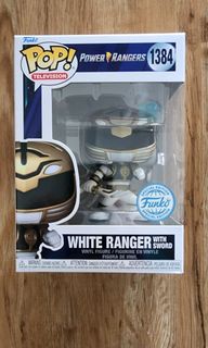Authentic White Ranger With Sword Funko Pop, Hobbies & Toys, Toys ...