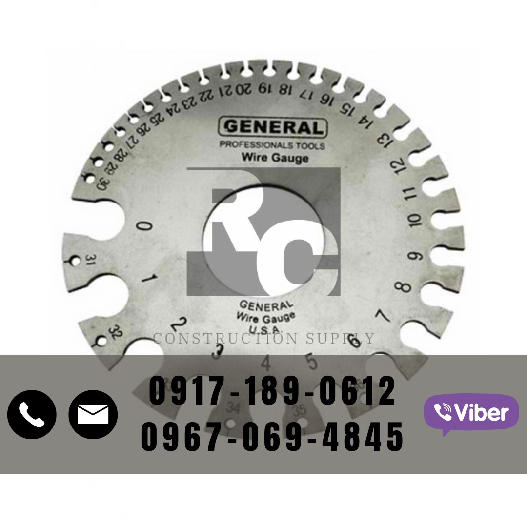 General Wire/Sheet Gauge, Commercial & Industrial, Construction ...