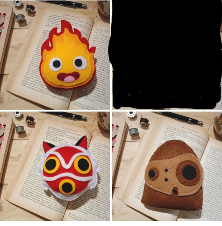 Ghibli Plushie ( Calcifer, Laputian robot, Mononoke's mask), Hobbies ...