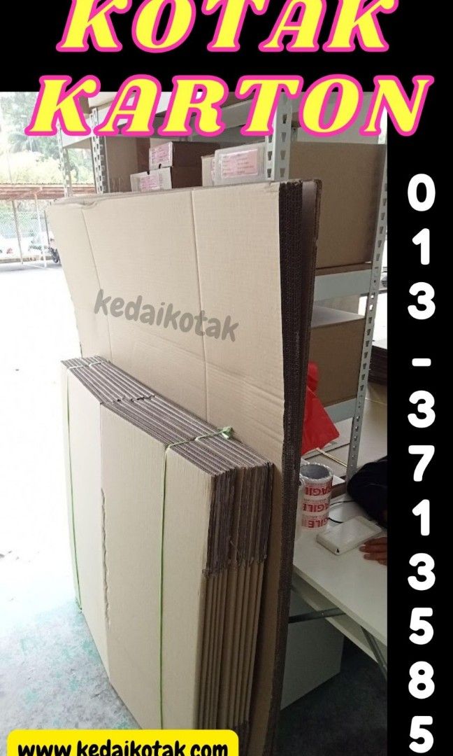 KOTAK PEMBUNGKUSAN / PACKAGING BOXES, Furniture & Home Living, Home ...