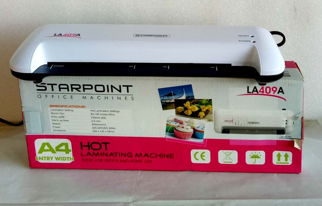 LA409 Starpoint Laminator, laminating machine, id and documents lamination, Laminator, Computers ...