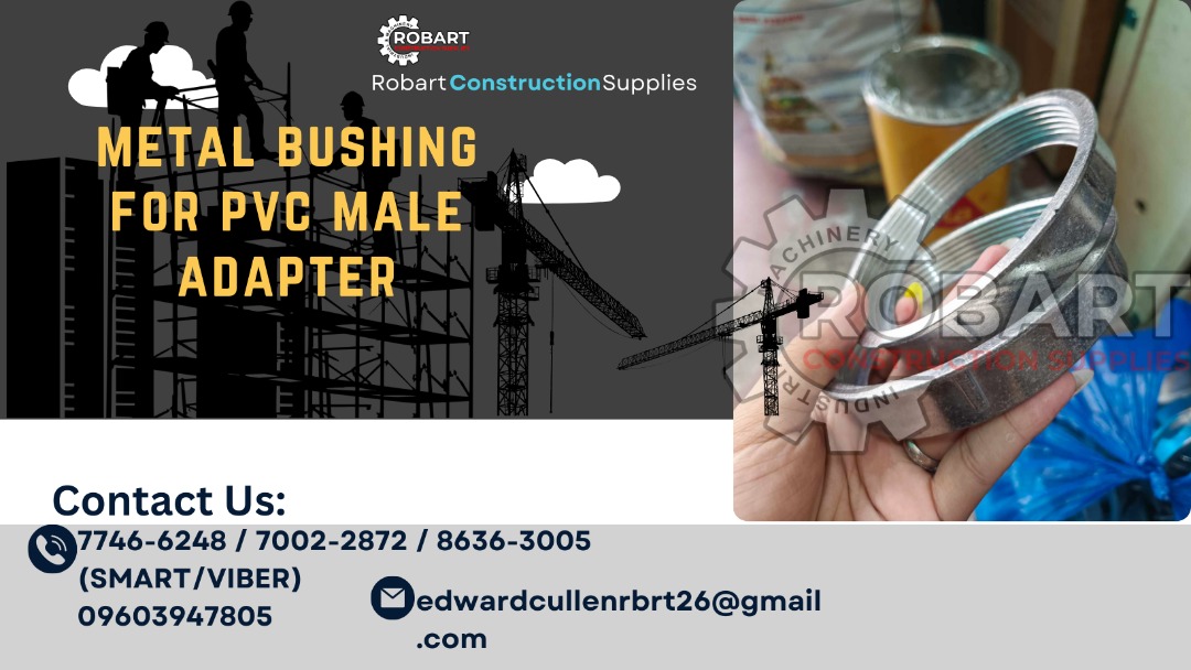 Metal Bushing for PVC Male Adapter, Commercial & Industrial, Construction & Building Materials ...