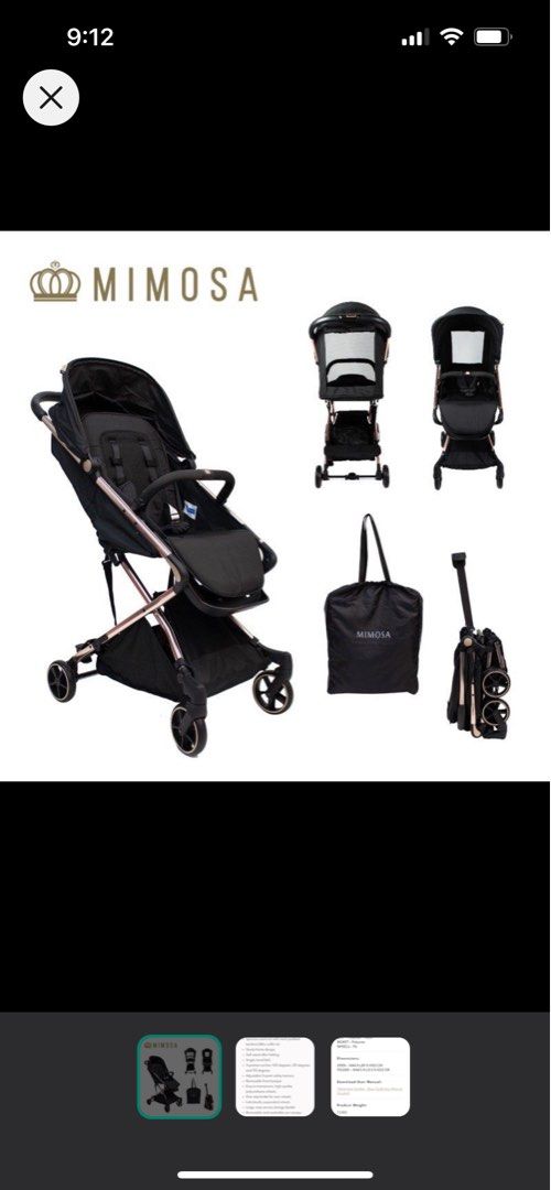 Mimosa table mate stroller, Babies & Kids, Going Out, Strollers on ...