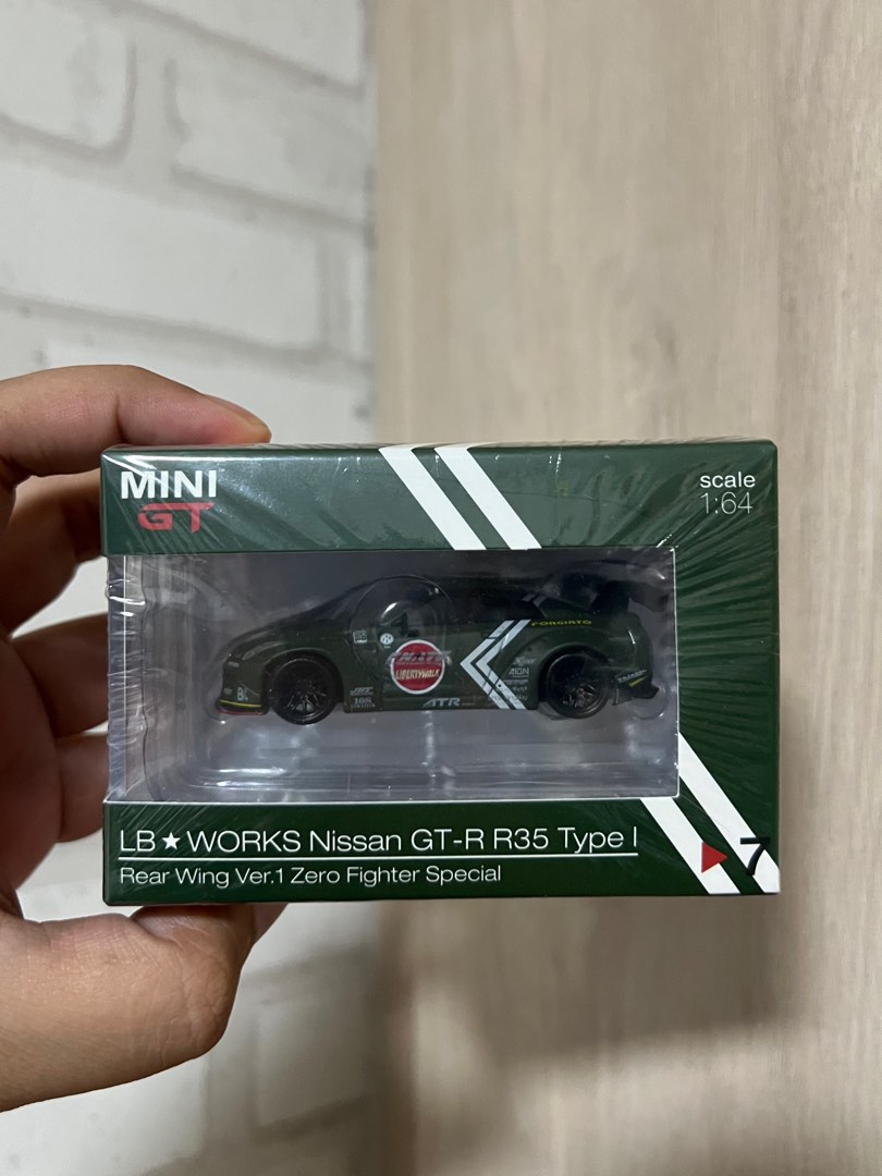 Mini GT LB works R35 Zero Fighter Type 1, Hobbies & Toys, Toys & Games ...