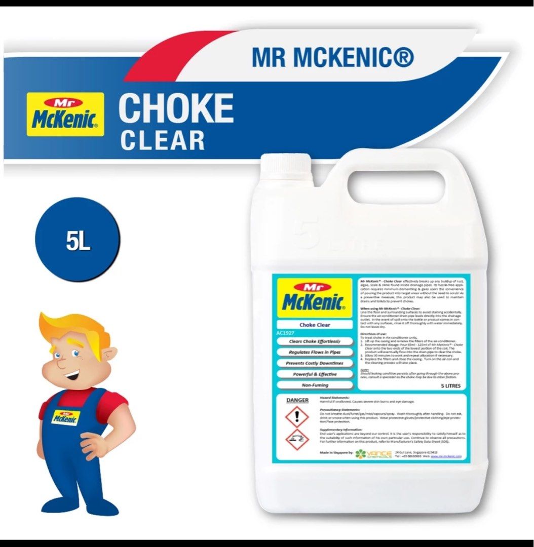 Mr McKenic Chock Clear, Furniture & Home Living, Cleaning & Homecare ...