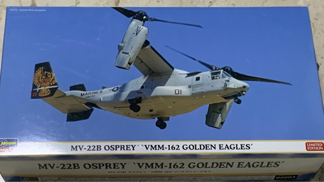 MV-22B Osprey "VMM-162 Golden Eagle". 1/72, Hobbies & Toys, Toys ...