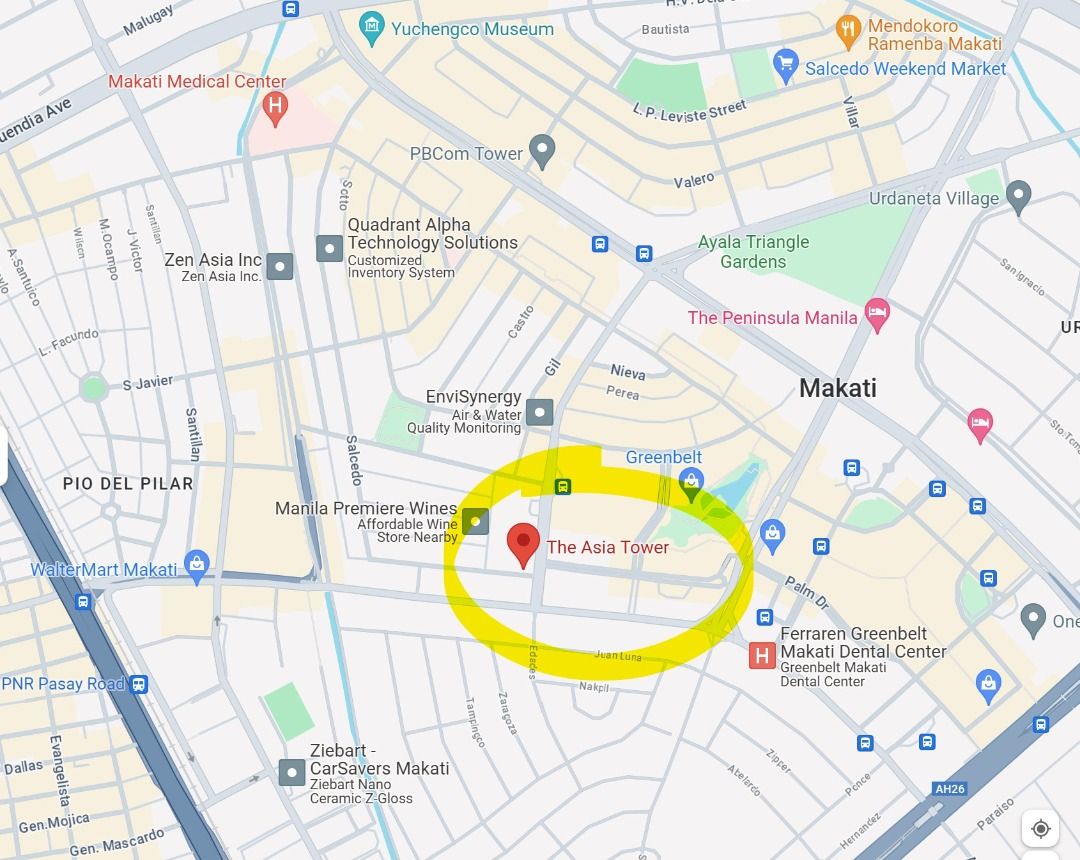 Renovated Studio at Asia Tower - 38 sqm - Greenbelt Legaspi Vill ...