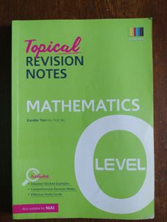 O Level Topical Revision Notes, Hobbies & Toys, Books & Magazines ...