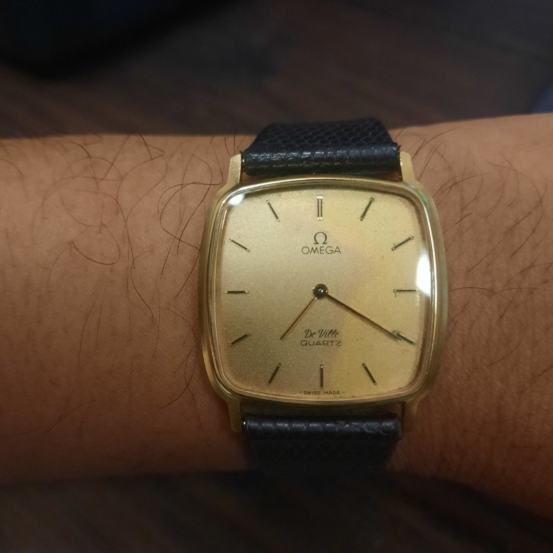 Omega Deville Quartz 1365 Vintage Swiss, Barang Mewah, Jam Tangan di ... Omega Deville Quartz 1365 Vintage Swiss, Barang Mewah, Jam Tangan di ...