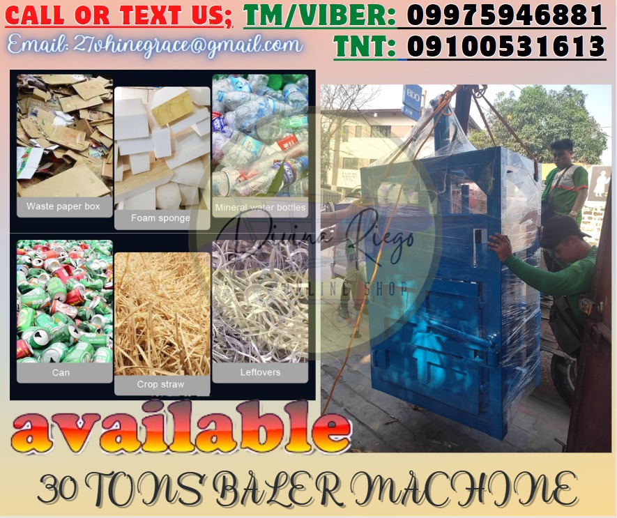 ON HAND BALER MACHINE 30 TONS BRAND NEW, Commercial & Industrial ...