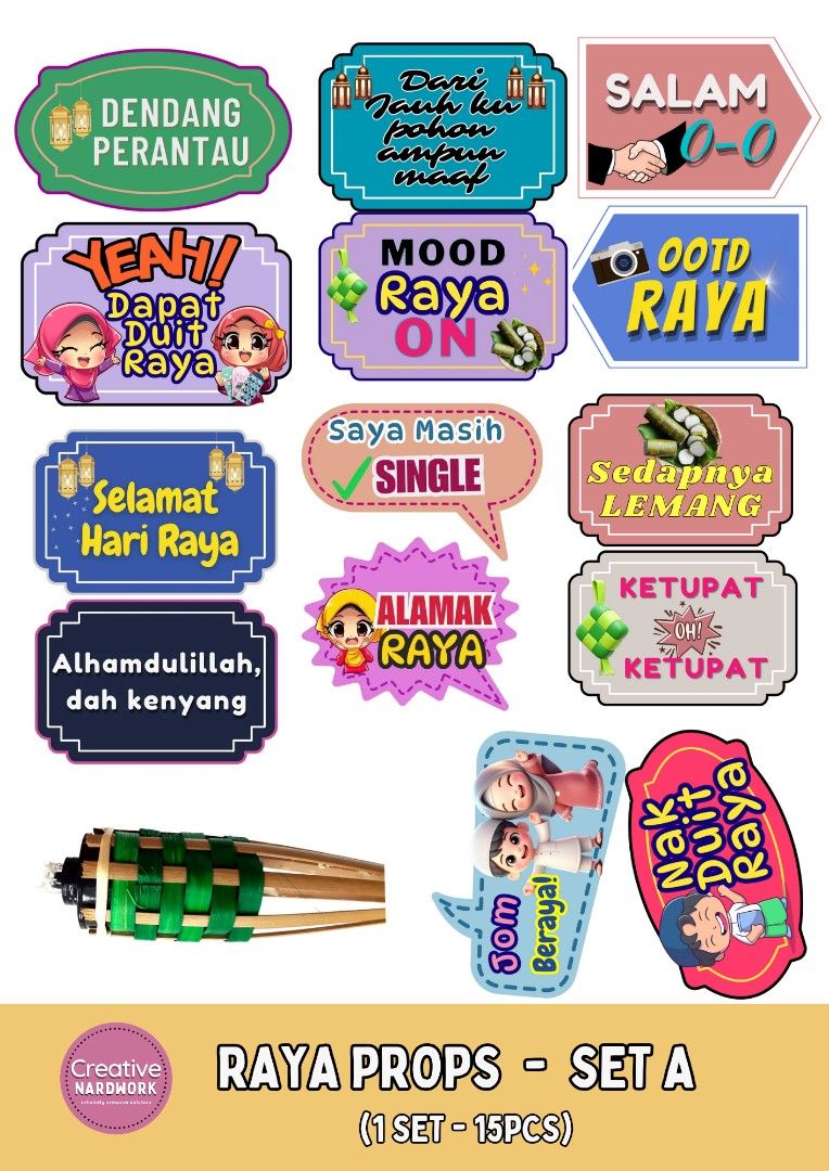 Photobooth Props, Hobbies & Toys, Stationery & Craft, Handmade Craft on ...