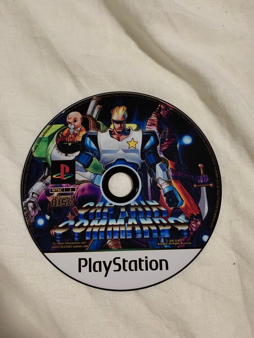 ps1 Captain commando, Video Gaming, Video Games, PlayStation on Carousell