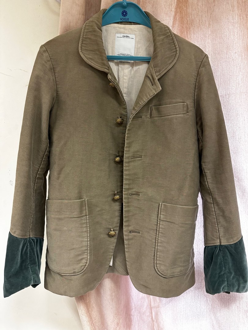 Rare piece visvim potomac jacket olive size 2, 男裝, 外套及戶外衣服 - Carousell