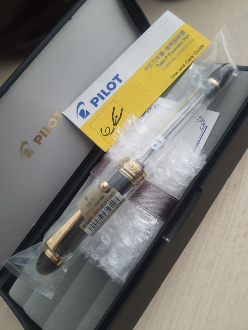 Rare Pilot Custom 823 Vacuum Filler Clear Demonstrator F nib14K ...