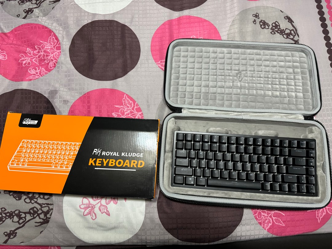 Royal Kludge RK84 Hot Swappable BT Wireless RGB Mechanical Gaming ...